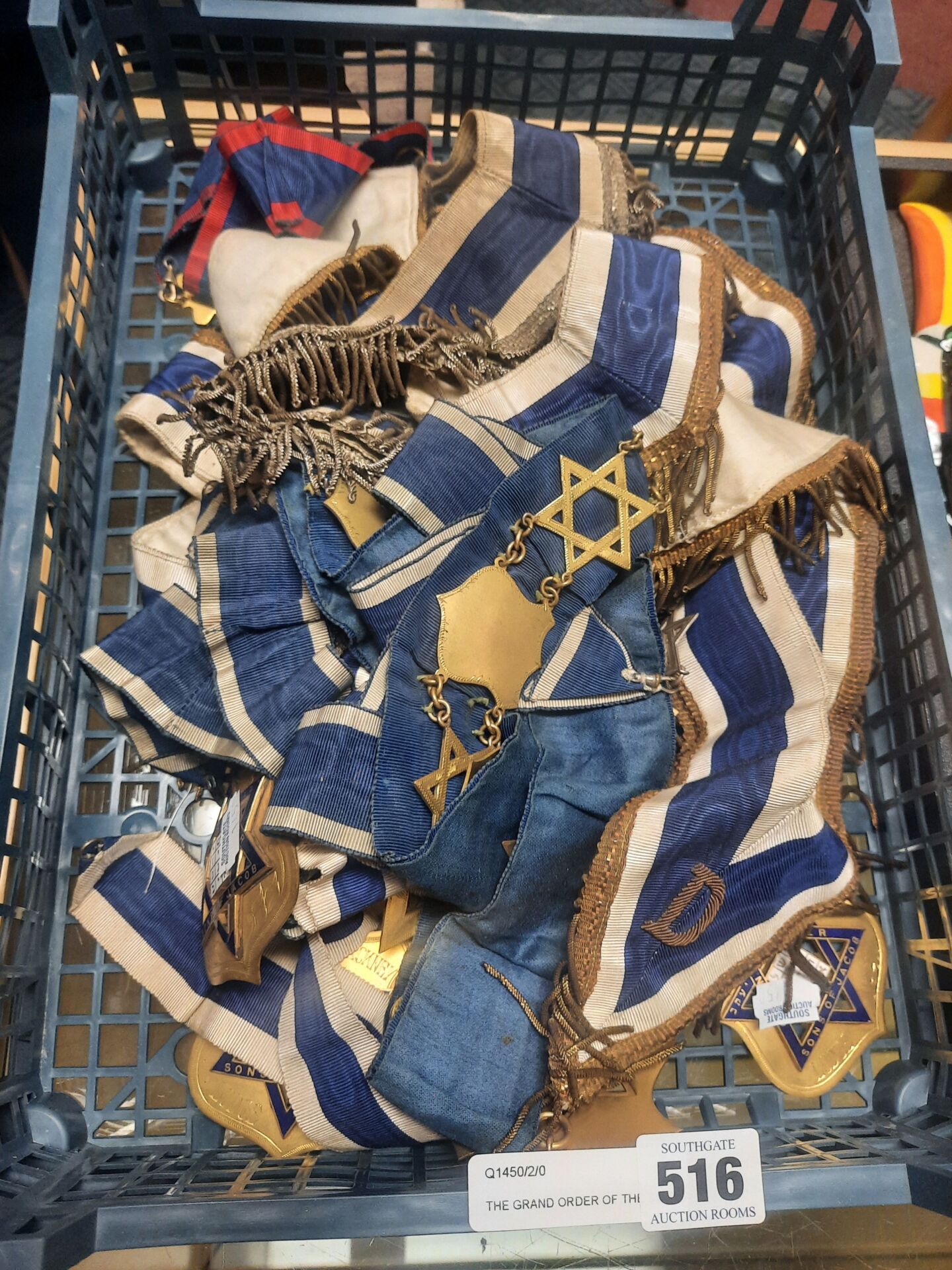 THE GRAND ORDER OF THE SONS OF JACOB REGALIA - Southgate Auction Rooms