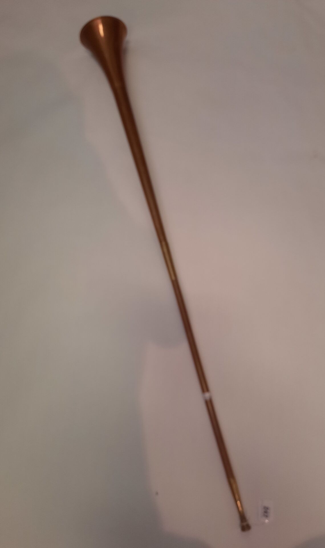 VINTAGE COPPER & BRASS HUNTING HORN - Southgate Auction Rooms