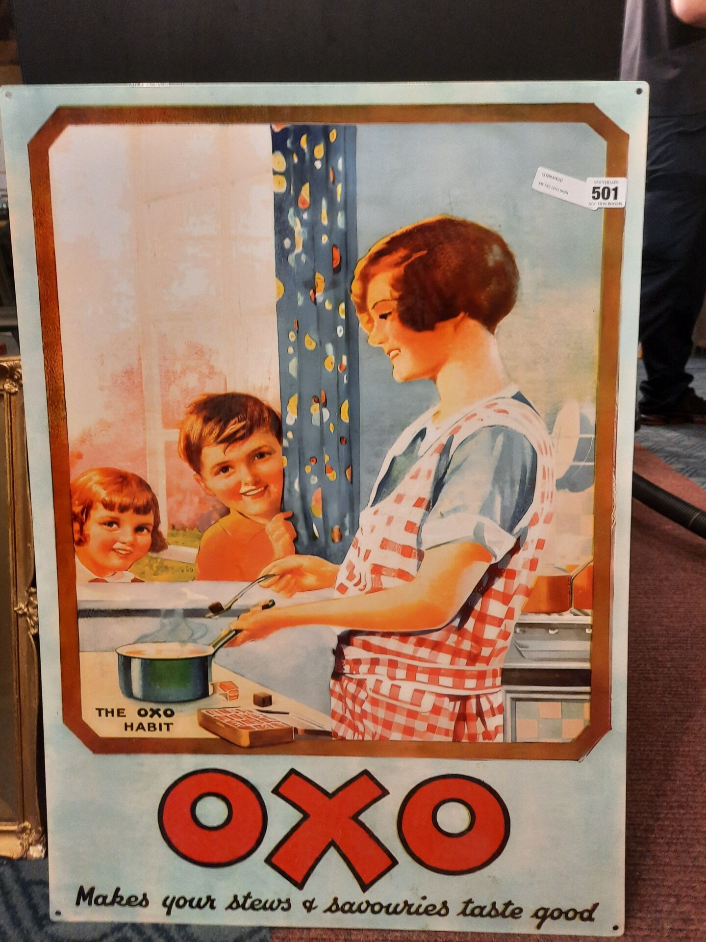 METAL OXO SIGN - Southgate Auction Rooms
