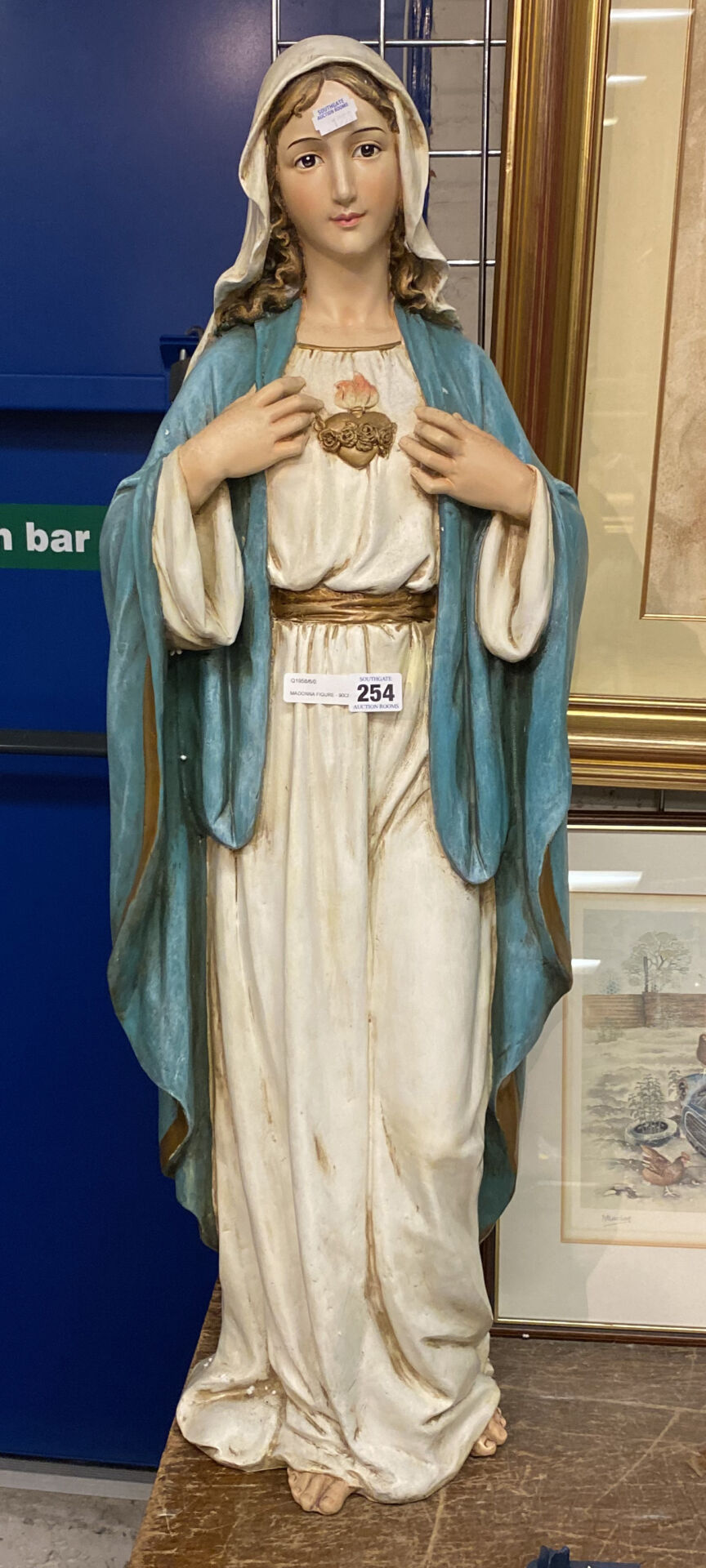 MADONNA FIGURE - 90CM HEIGHT - Southgate Auction Rooms