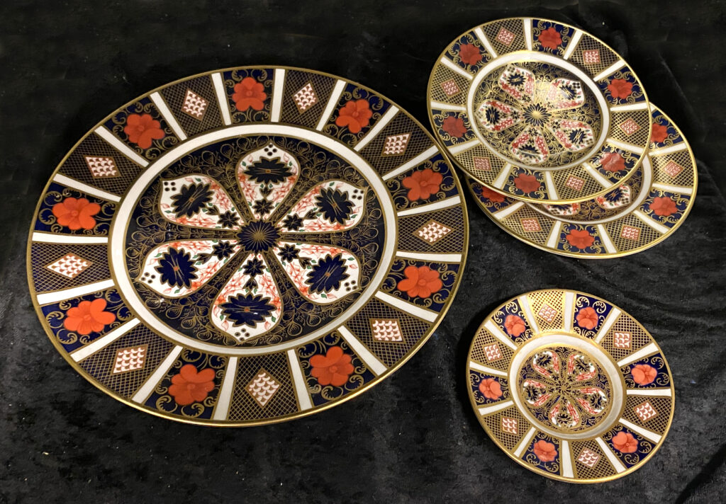 FOUR ROYAL CROWN DERBY PLATES - Southgate Auction Rooms