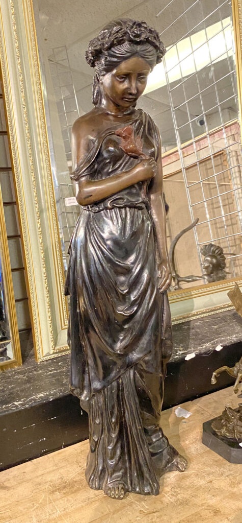 BRONZE MODEL OF DIANA 71CMS (H) APPROX - Southgate Auction Rooms