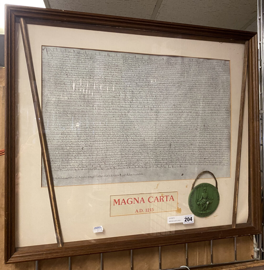 MAGNA CARTA PRINT - Southgate Auction Rooms
