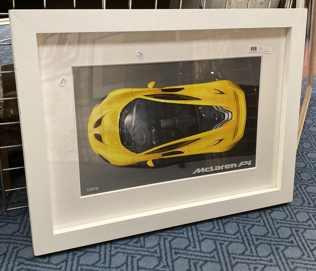MCLAREN P1 LIMITED EDITION PRINT - Southgate Auction Rooms