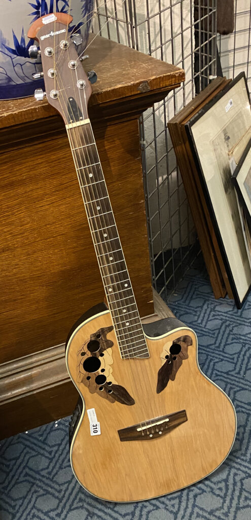 ELECTRO - ACOUSTIC BOWL BACK GUITAR BY GEAR 4 MUSIC - Southgate Auction ...