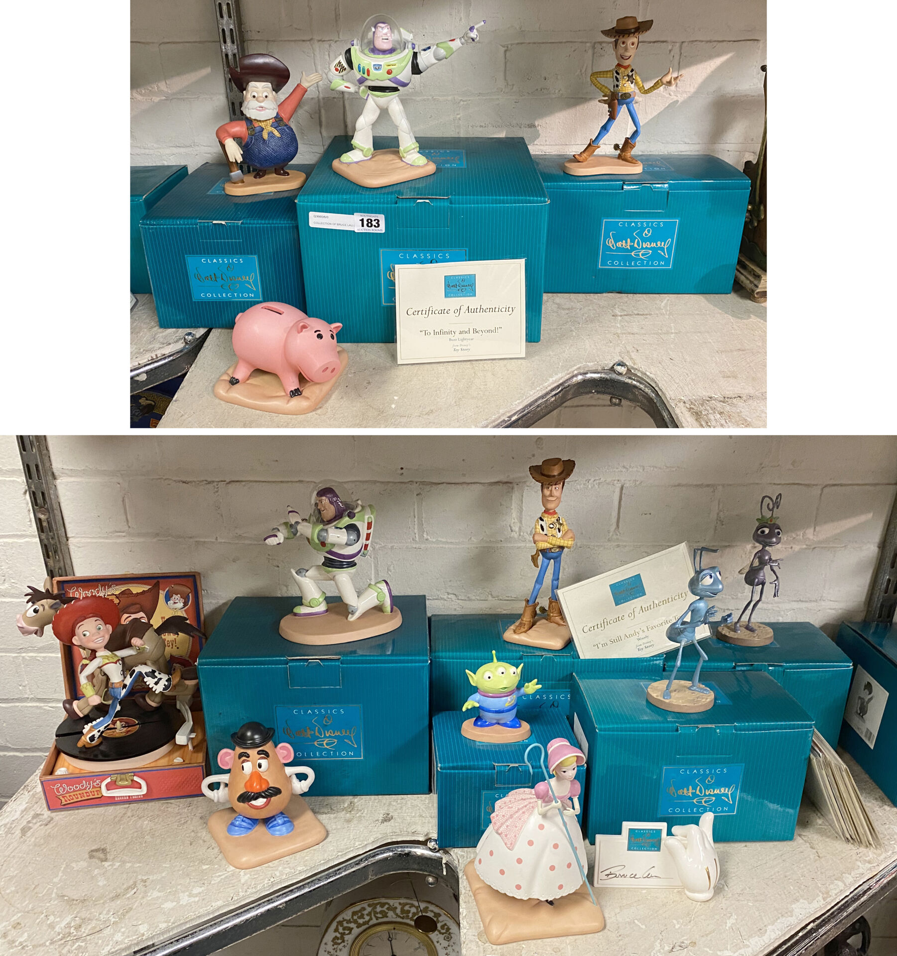 COLLECTION OF BRUCE LAU DISNEY FIGURES - MOSTLY BOXED & TO INCLUDE TOY ...