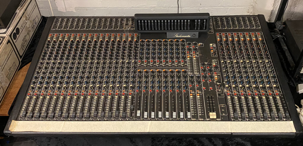 STUDIOMASTER 24 TRACK MIXING DECK WITH MIDI MUTES - Southgate Auction Rooms