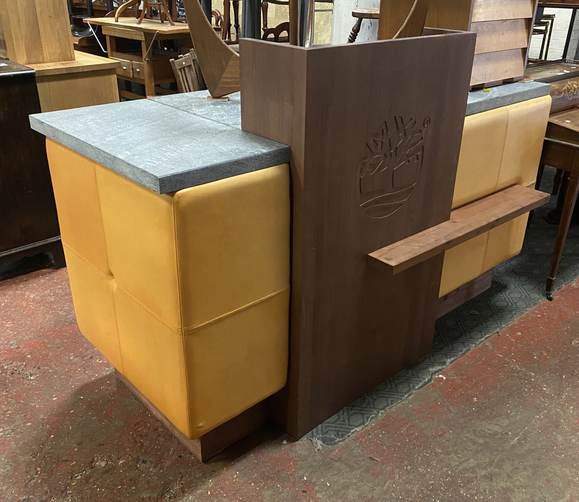 TIMBERLAND GRANITE SHOP COUNTER - Southgate Auction Rooms