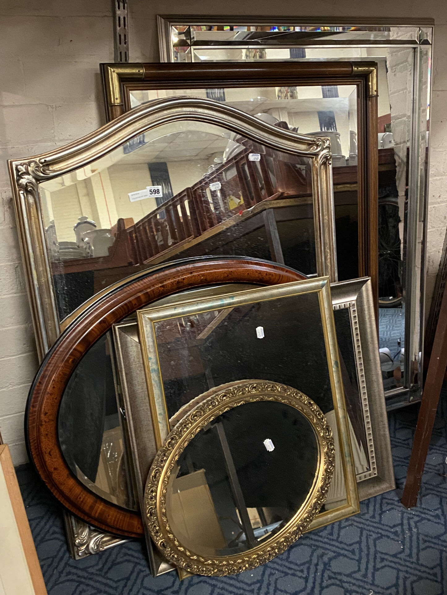 COLLECTION OF MIRRORS (7) - Southgate Auction Rooms