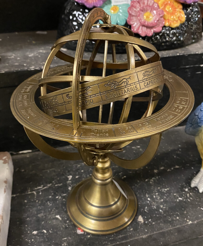BRASS ASTRO GLOBE - Southgate Auction Rooms