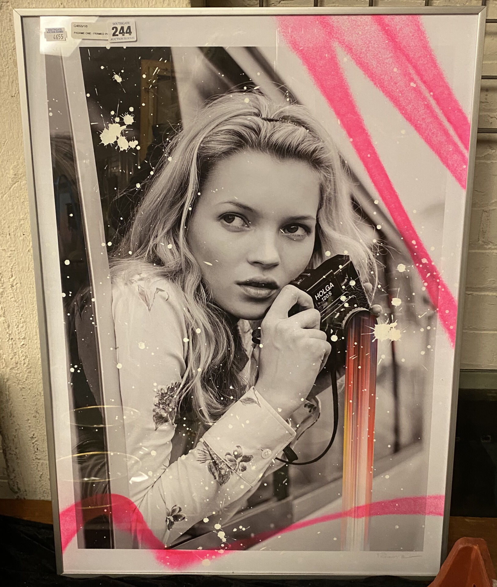 PADAME ONE - FRAMED PHOTOGRAPHIC PRINT OF KATE MOSS - SIGNED ...