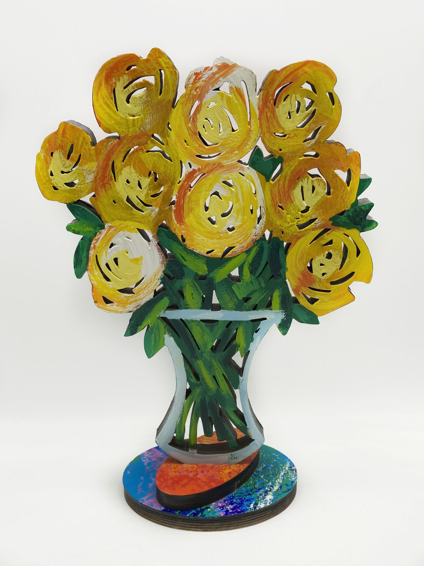 BOUQUET BY DAVID GERSTEIN - WOODE SCULPTURE LTD EDITION OF 295 FREE ...