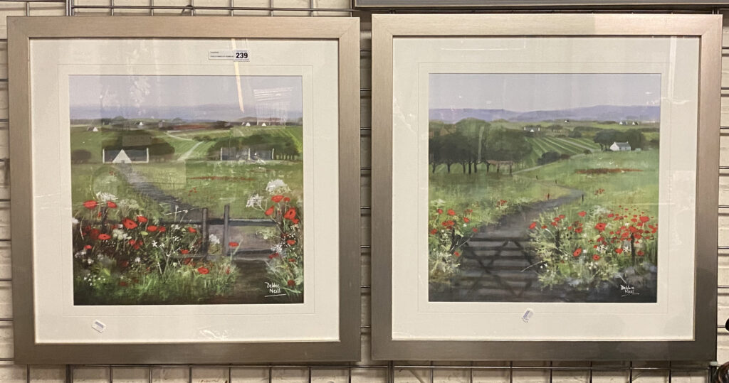 PAIR OF PRINTS BY DEBBIE NEILL - Southgate Auction Rooms