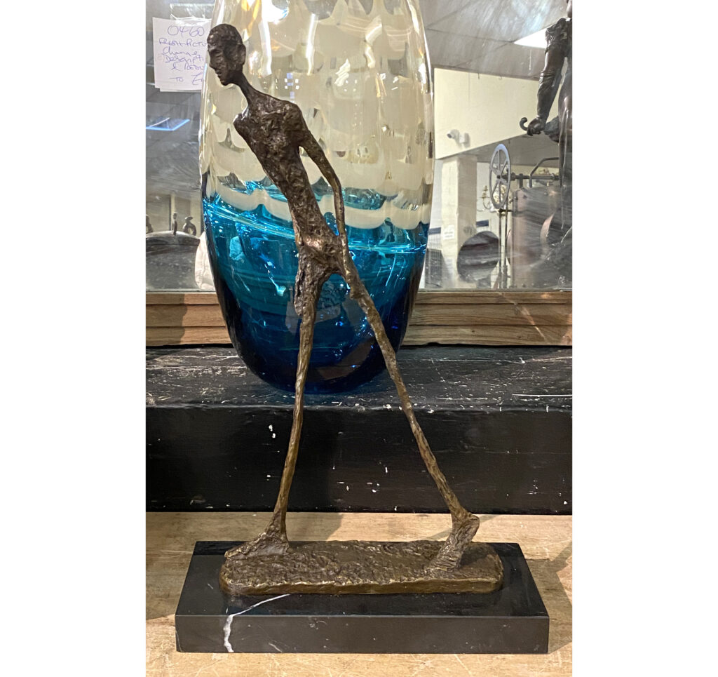 BRONZE ABSTRACT STICK MAN FIGURE - 44 CMS (H) APPROX - Southgate ...