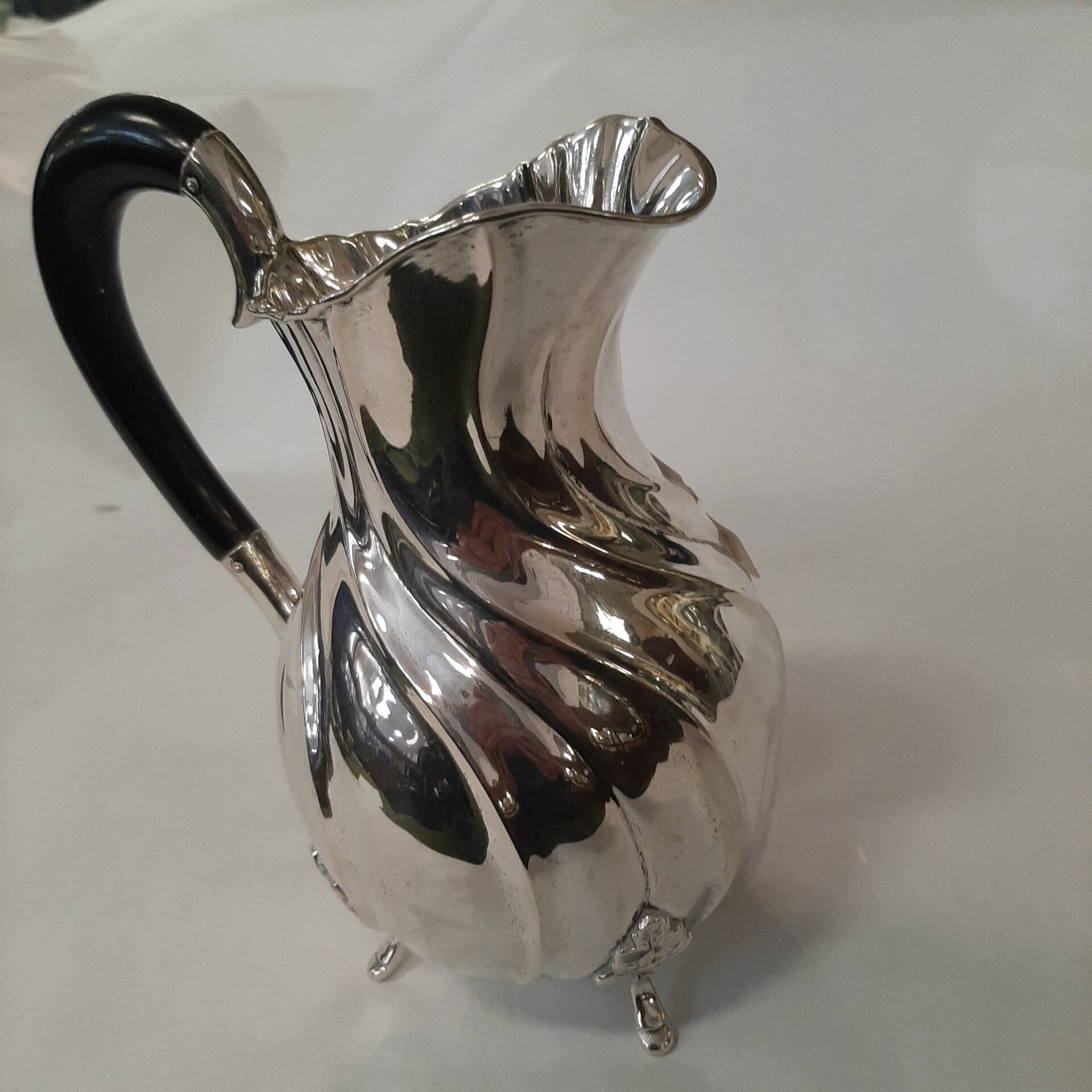 SILVER WATER JUG C1925 - 370 GRAMS APPROX - Southgate Auction Rooms