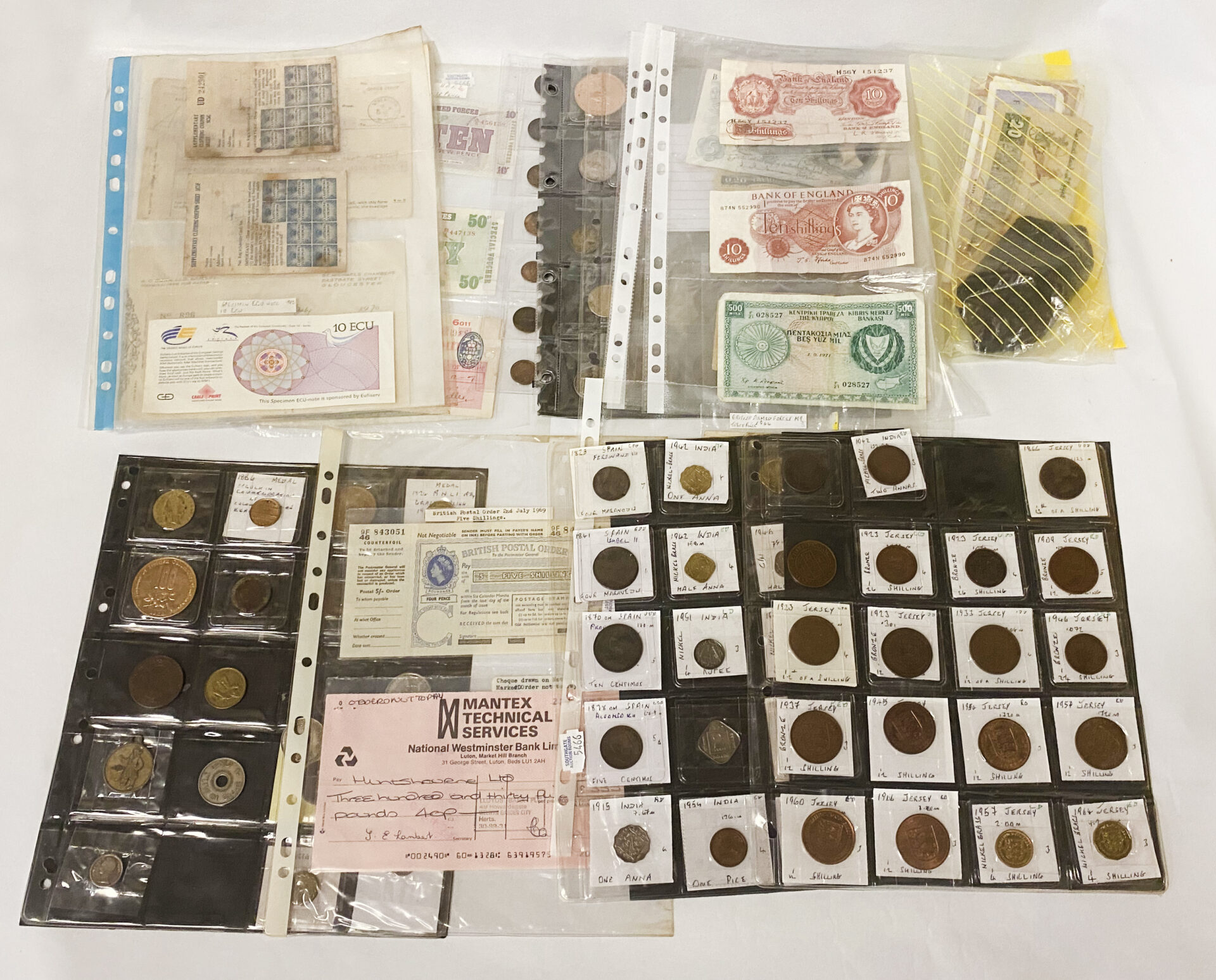 COLLECTION OF COINS, BANKNOTES & OTHERS - Southgate Auction Rooms