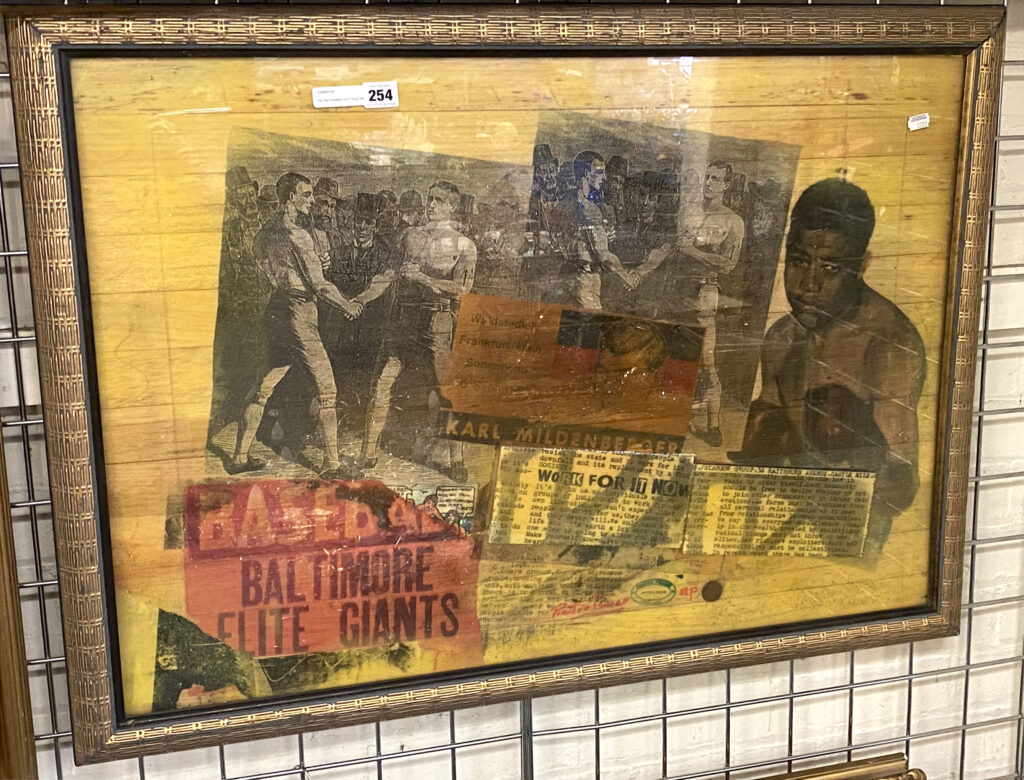 PIETRO PSAIER COTTAGE PRINT ON FRUITWOOD PANEL: BALTIMORE ELITE GIANTS ...