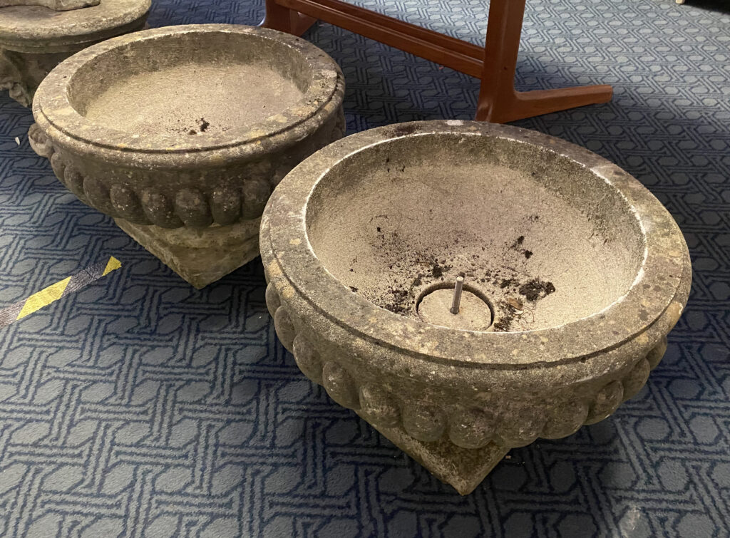 PAIR OF GARDEN PLANTERS - Southgate Auction Rooms
