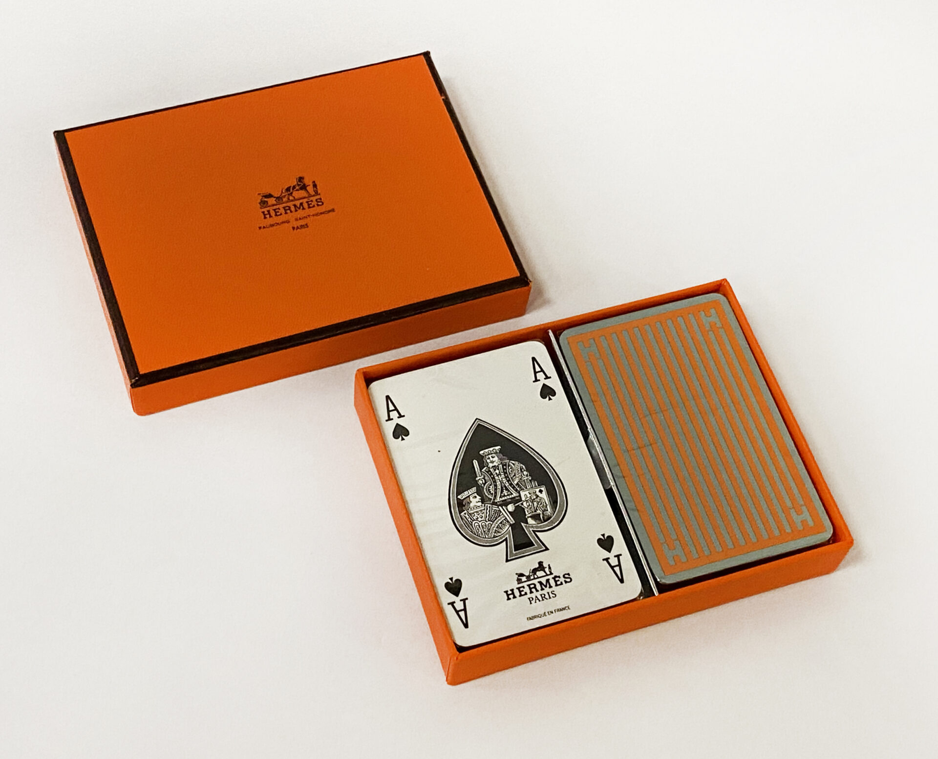 HERMES BOXED PLAYING CARDS - Southgate Auction Rooms
