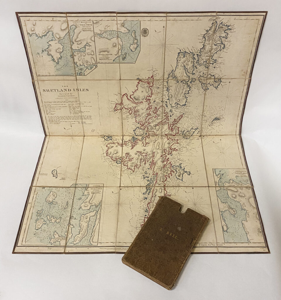 J & C WALKER - THE SHETLAND ISLES EARLY MAP - Southgate Auction Rooms