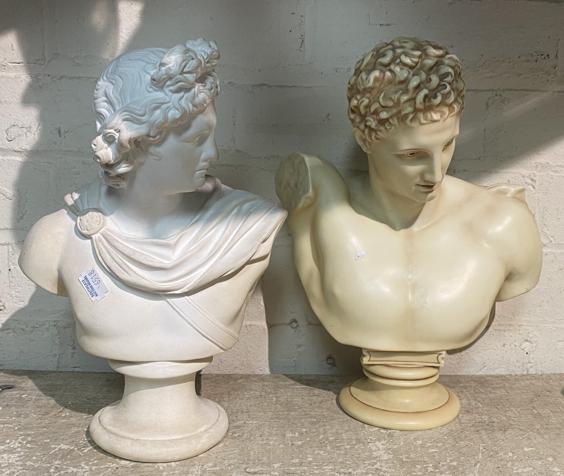 2 CLASSICAL BUSTS - Southgate Auction Rooms