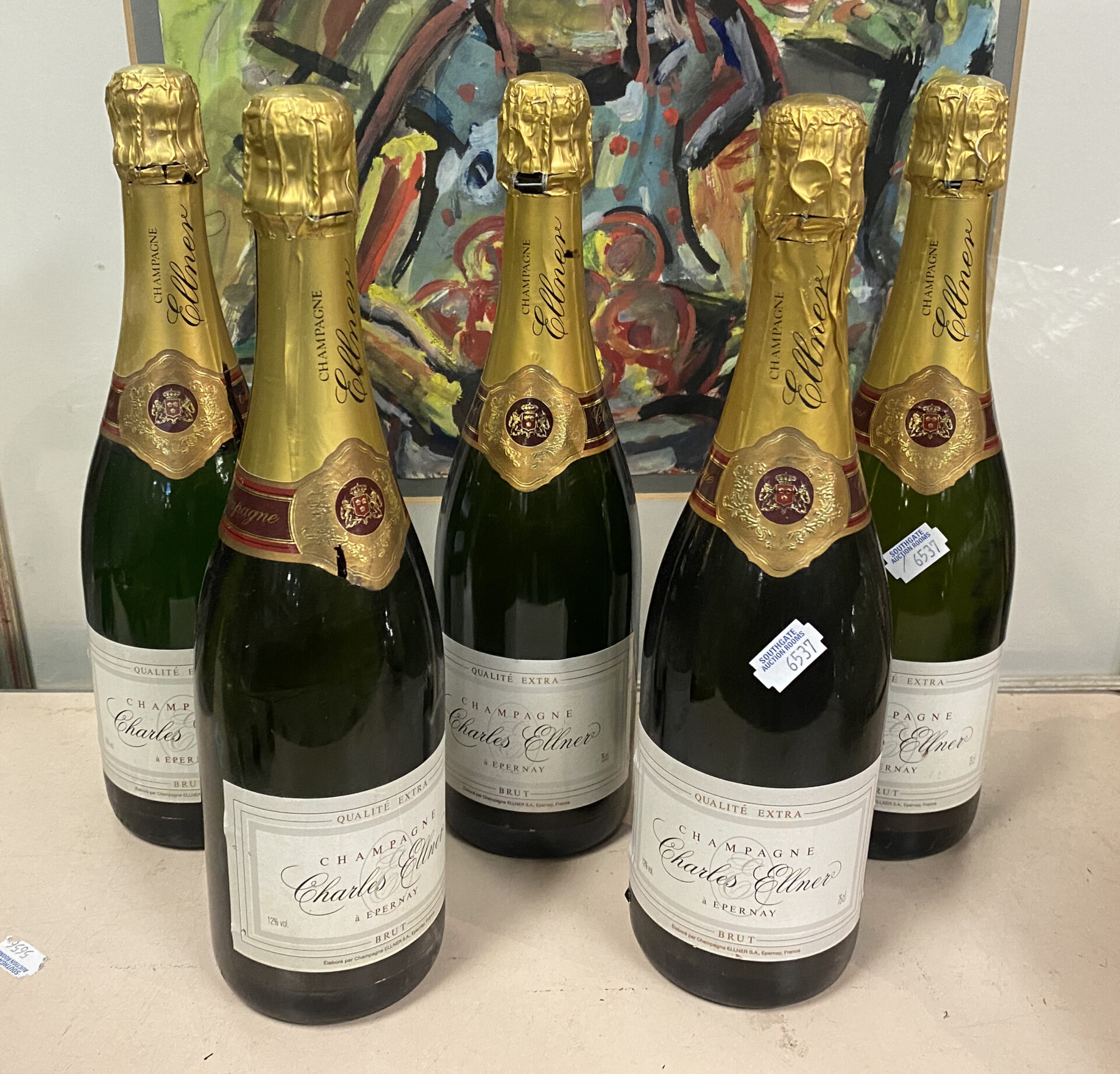 FIVE BOTTLES OF CHARLES ELNER - Southgate Auction Rooms
