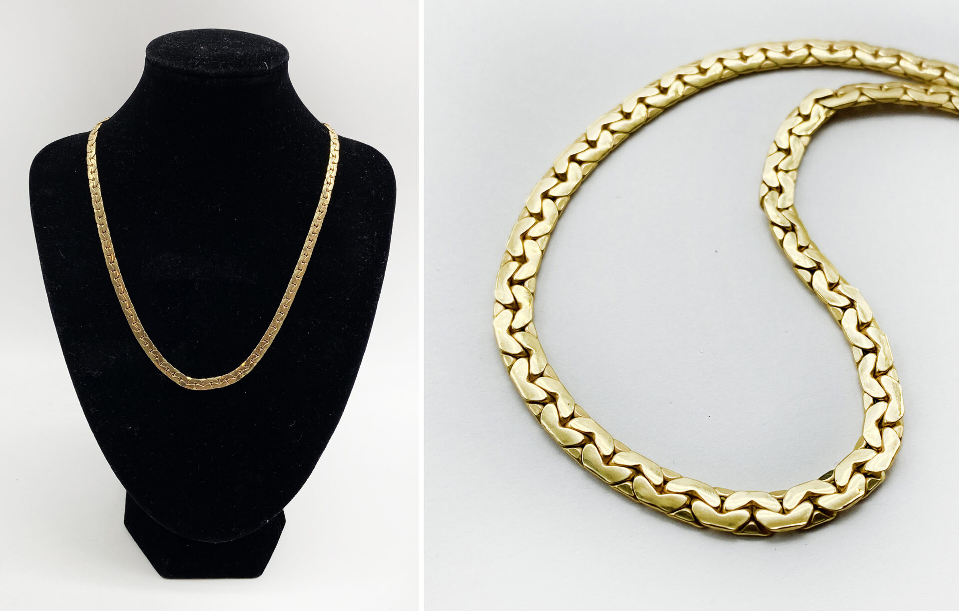 18CT GOLD CHAIN - 45CM LONG - 17 GRAMS APPROX - Southgate Auction Rooms