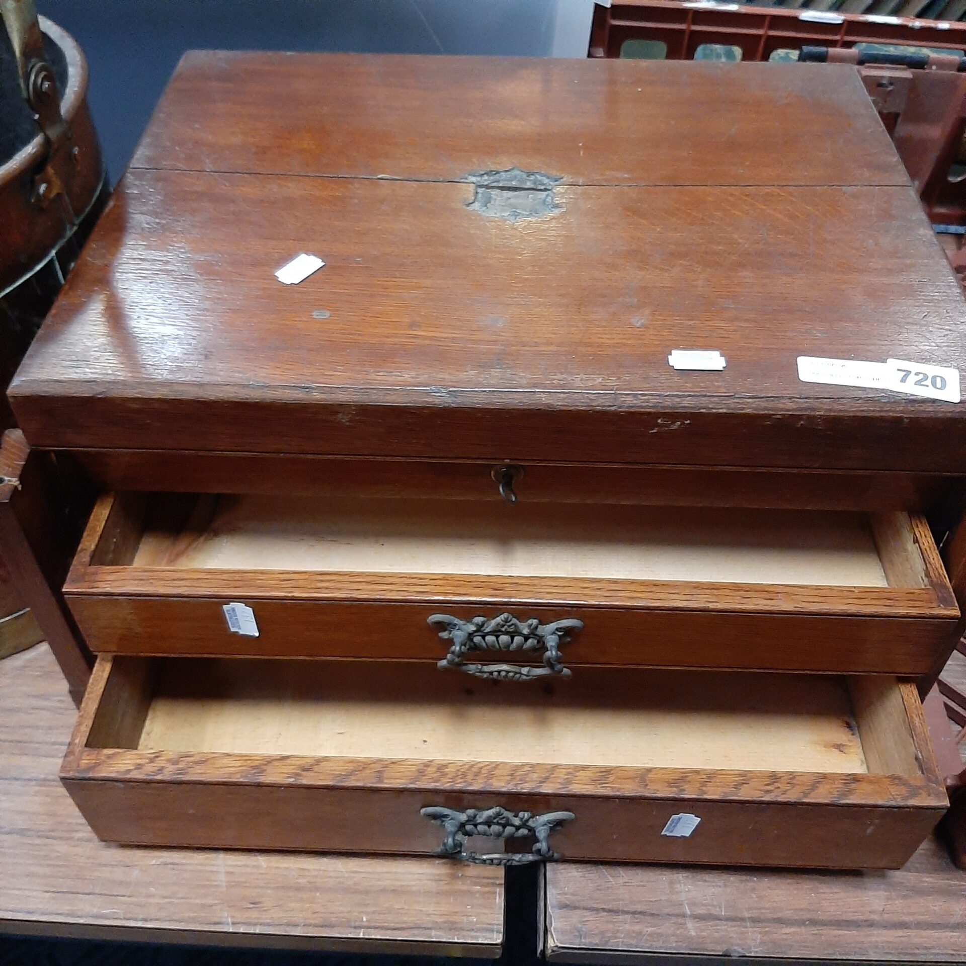 OAK COLLECTORS CHEST - Southgate Auction Rooms