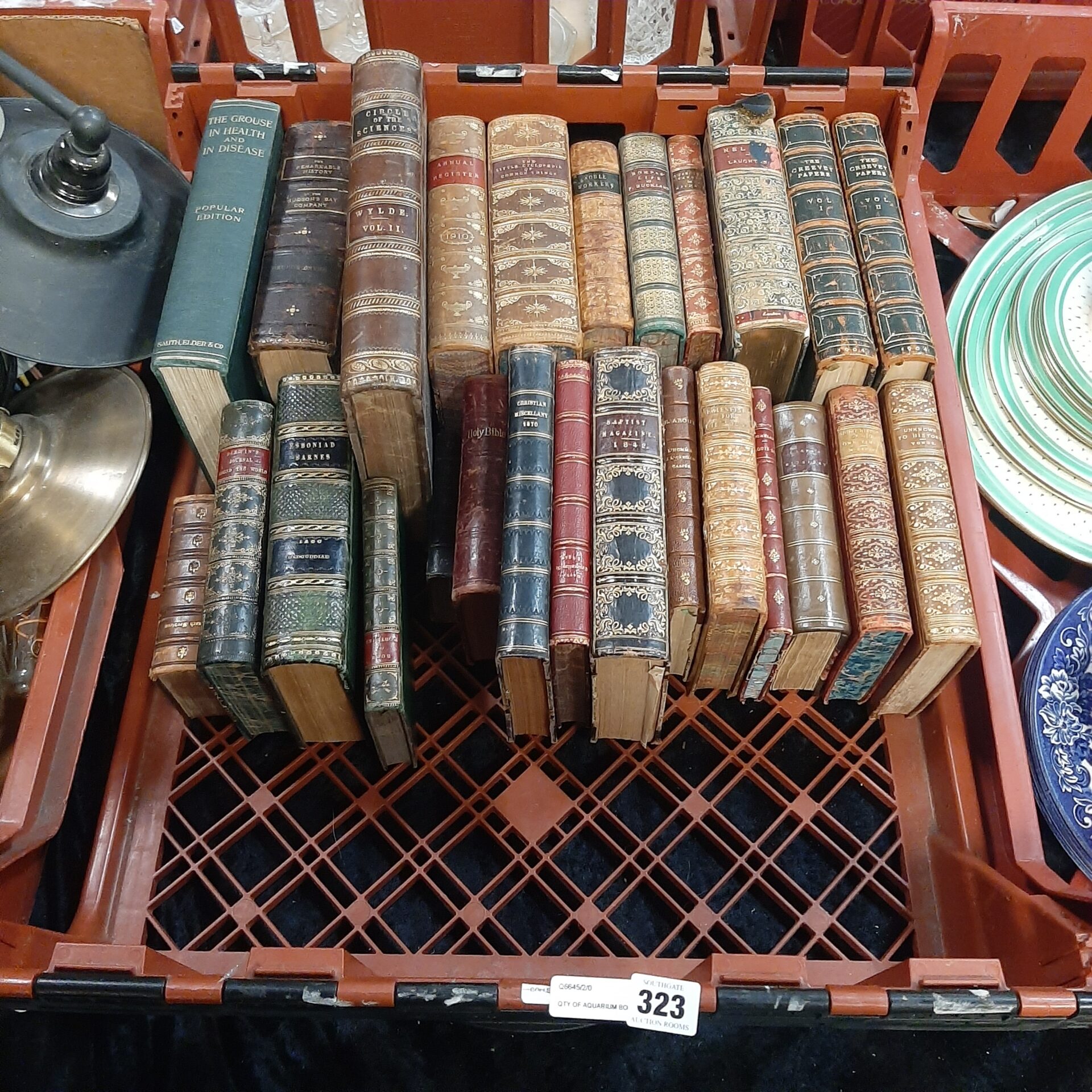 QTY OF AQUARIUM BOOKS IN FINE BINDER - Southgate Auction Rooms
