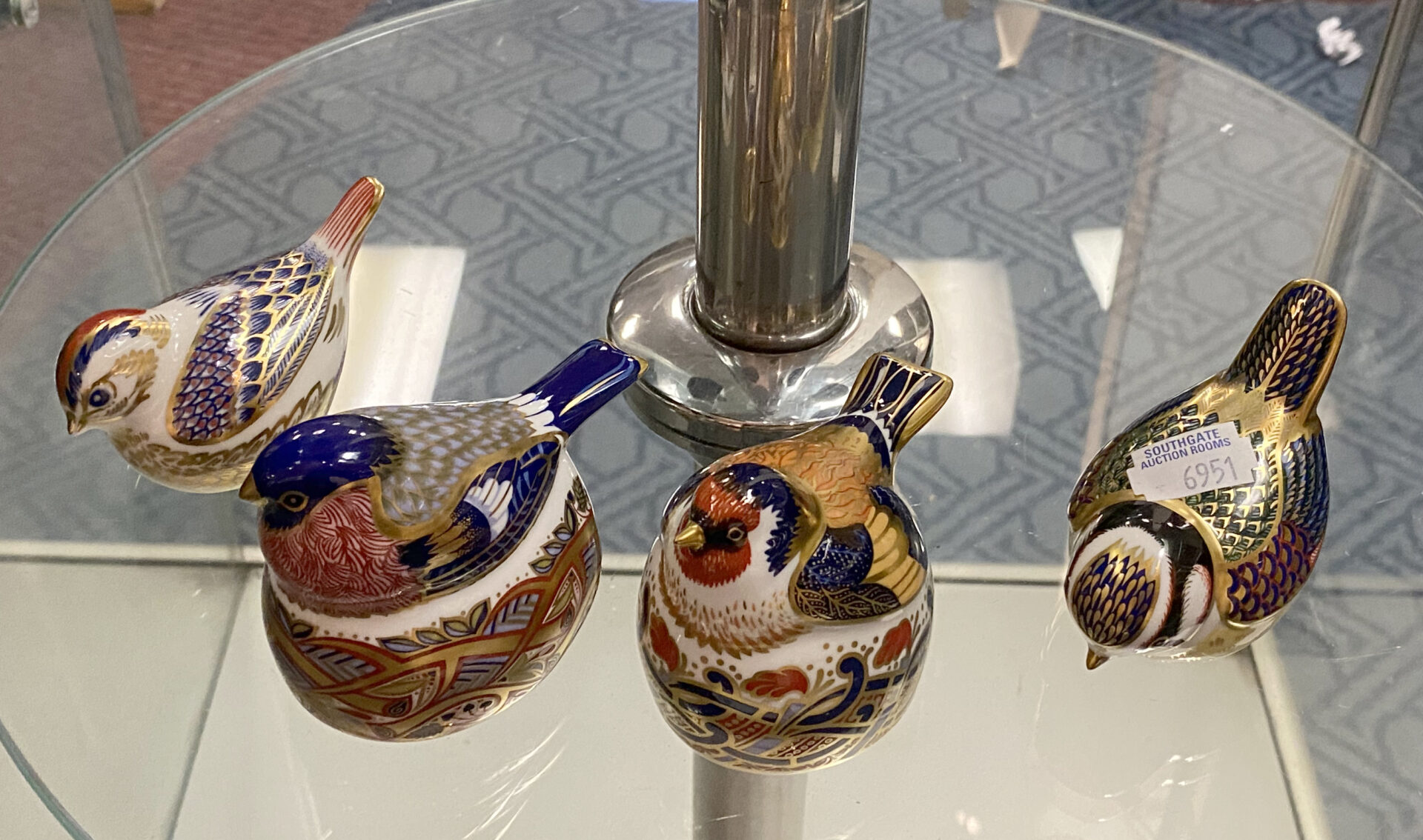 4 CROWN DERBY BIRDS - Southgate Auction Rooms