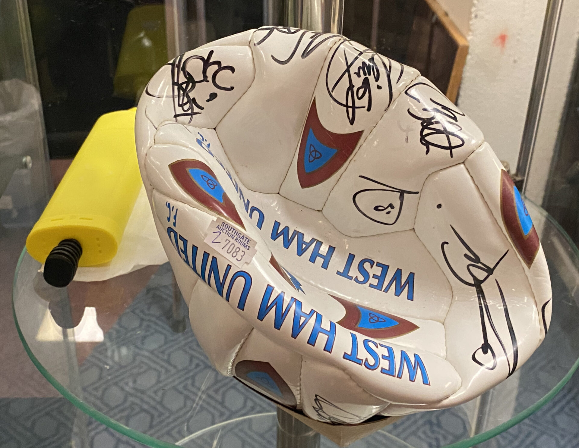 WEST HAM FOOTBALL BEARING THE SIGNATURES OF VARIOUS PLAYERS - Southgate ...