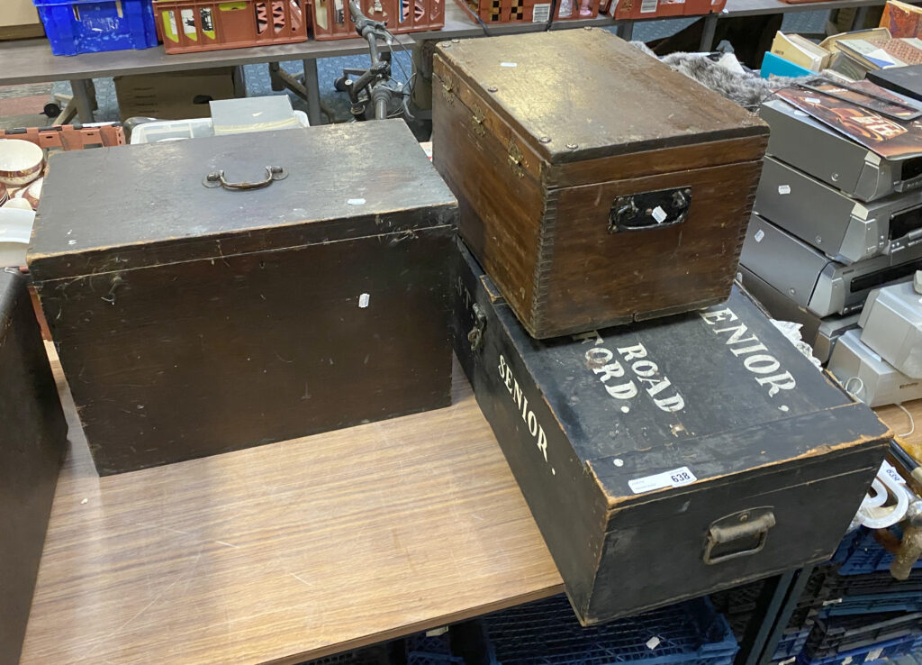 3 MILITARY BOXES - Southgate Auction Rooms