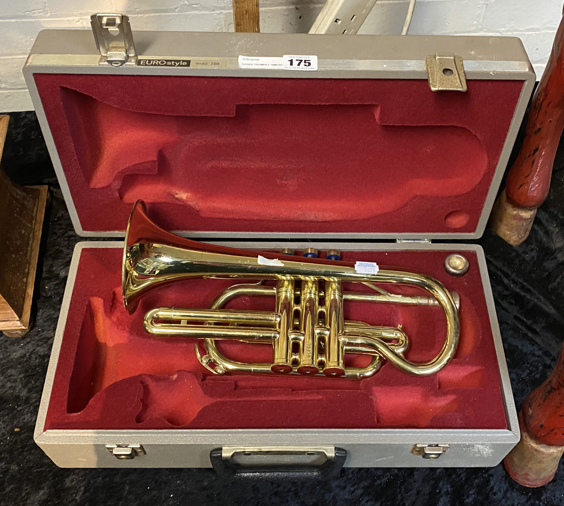 CASED TRUMPET ''AMERICAN DIPLOMAT'' - Southgate Auction Rooms
